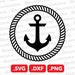 Anchor Monogram SVG, Anchor Monogram Svg File, Anchor Monogram DXF ...