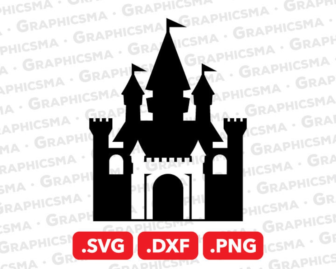Castle SVG File, Castle DXF, Castle Png, Fantasy Castle Svg, Dream ...