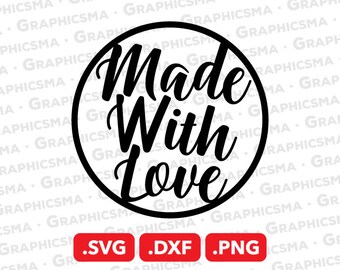 Made With Love Svg, Png Nursery File - Etsy