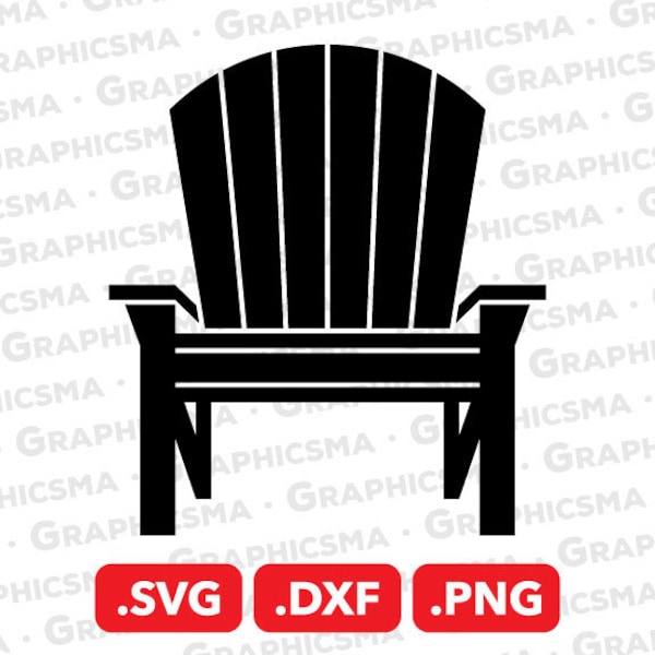 Adirondack Chair Dxf - Etsy