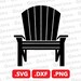 Beach Chair SVG File, Beach Chair DXF, Beach Chair Png, Wood Beach ...