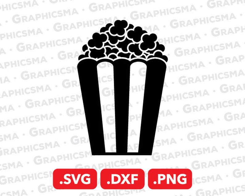 Popcorn SVG File, Popcorn DXF, Popcorn Png, Popcorn Svg, Popcorn Snacks ...