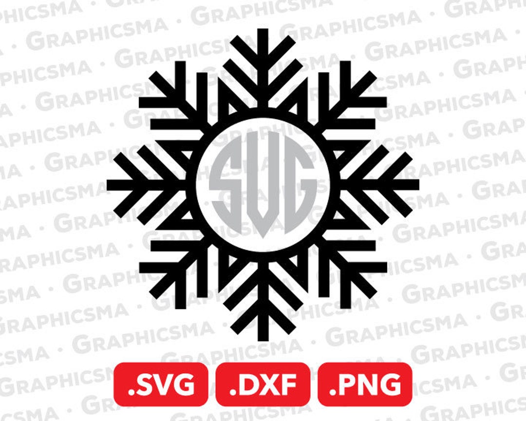 Snowflake SVG File, Snowflake DXF, Snowflake Png, Snowflake Svg, Snow ...