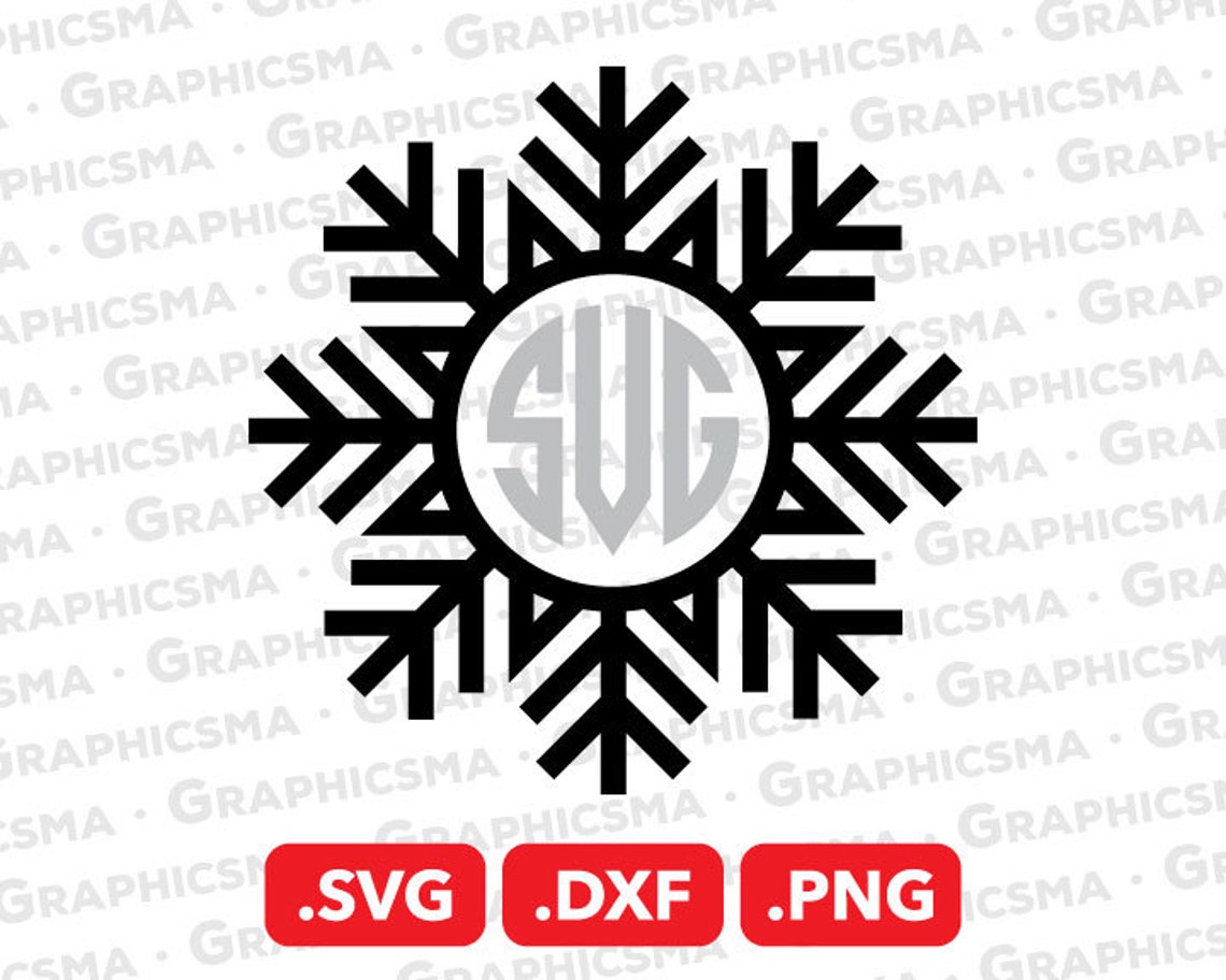 Snowflake SVG File Snowflake DXF Snowflake Png Snowflake | Etsy