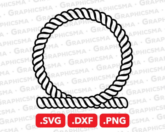 Rope Monogram SVG File Rope Monogram DXF Rope Monogram Png - Etsy Australia