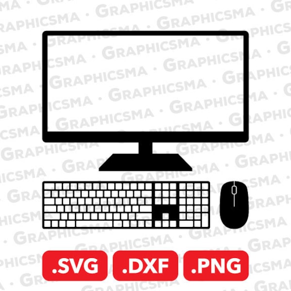 Computer Svg Clipart - Etsy