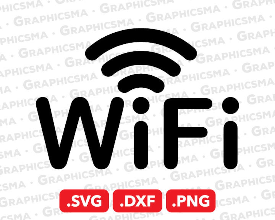 Wifi SVG File, Wifi DXF, Wifi Png, Wifi Icon Svg, Wifi Sign Svg, Wi-fi ...