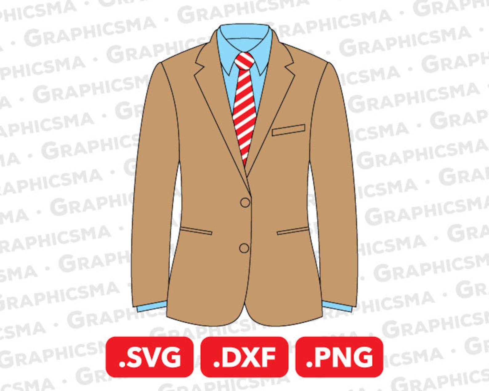 Suit SVG File Suit DXF Suit Png Blazer Svg Man Suit Svg - Etsy