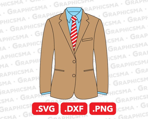 Suit SVG File Suit DXF Suit Png Blazer Svg Man Suit Svg - Etsy