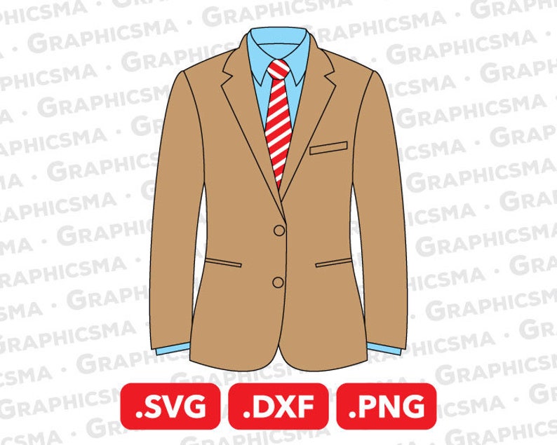 Suit SVG File, Suit DXF, Suit Png, Blazer Svg, Man Suit Svg, Men Suit ...