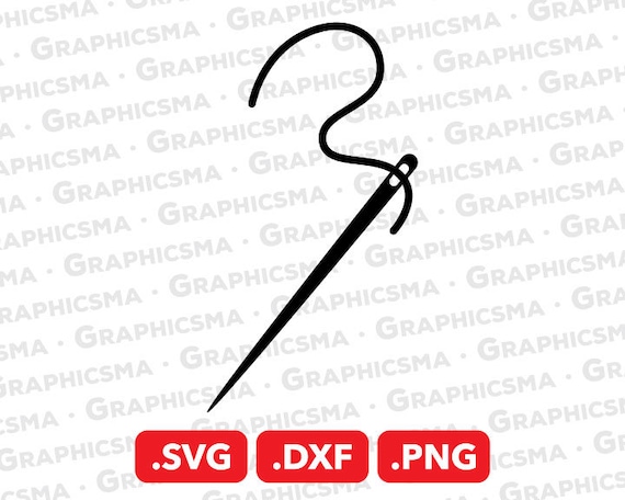Sewing Needle SVG File Sewing Needle DXF Sewing Needle Png | Etsy