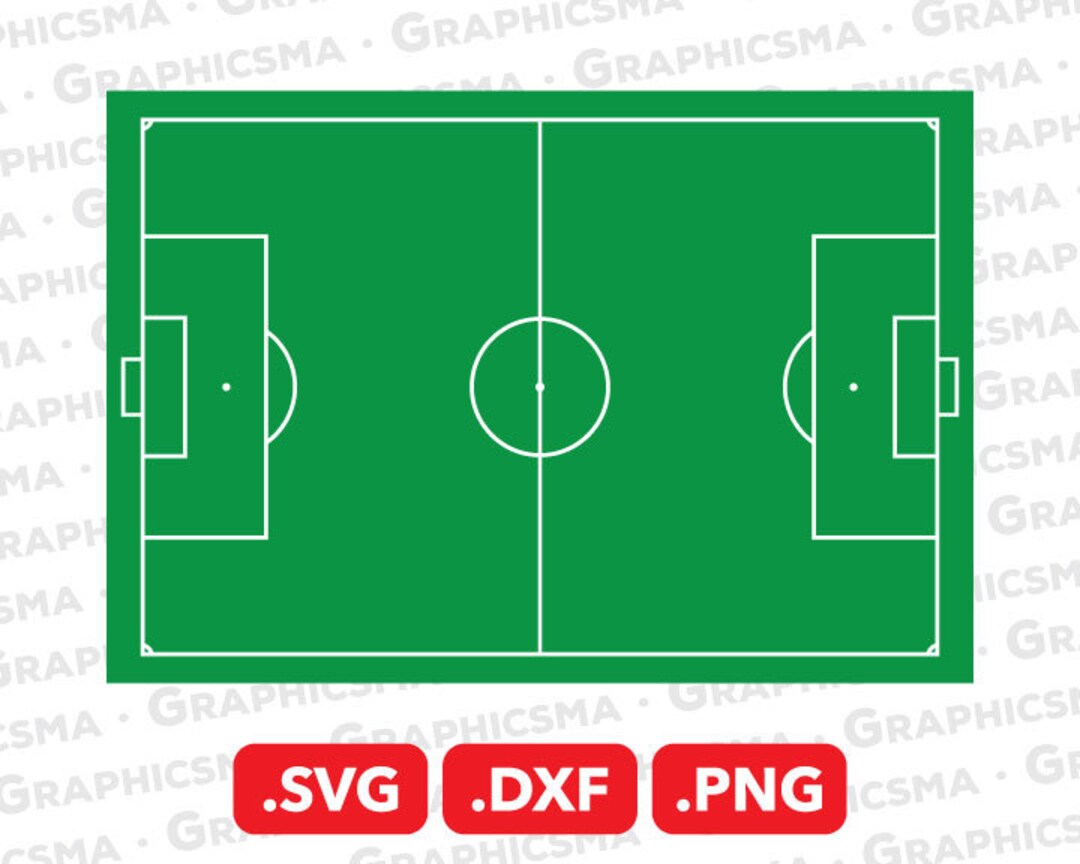 Soccer Field SVG File, Soccer Field DXF, Soccer Field Png, Football ...