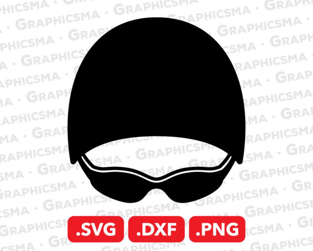 Swimming SVG File, Swimming DXF, Swimming Png, Swimming Goggles Svg ...