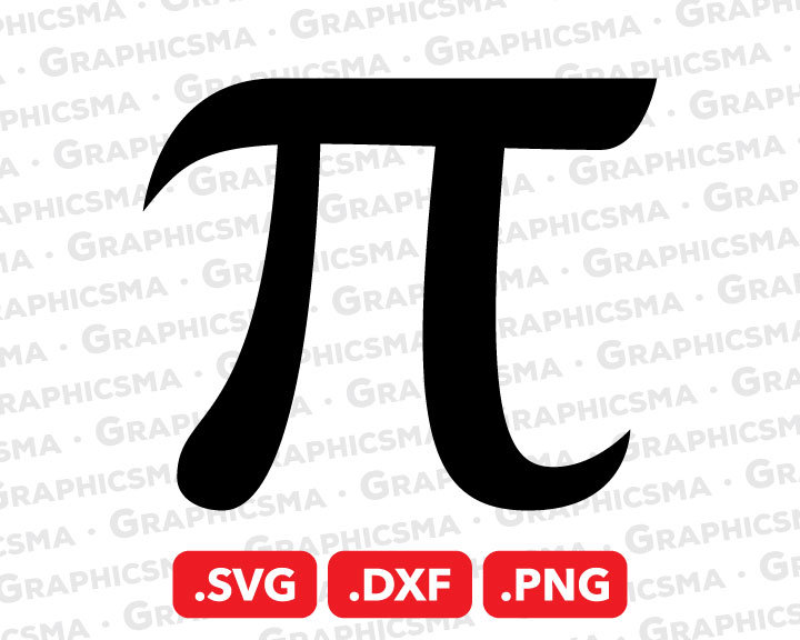 Pi Math Symbol SVG File Pi Math Symbol DXF Pi Mathematic - Etsy Hong Kong