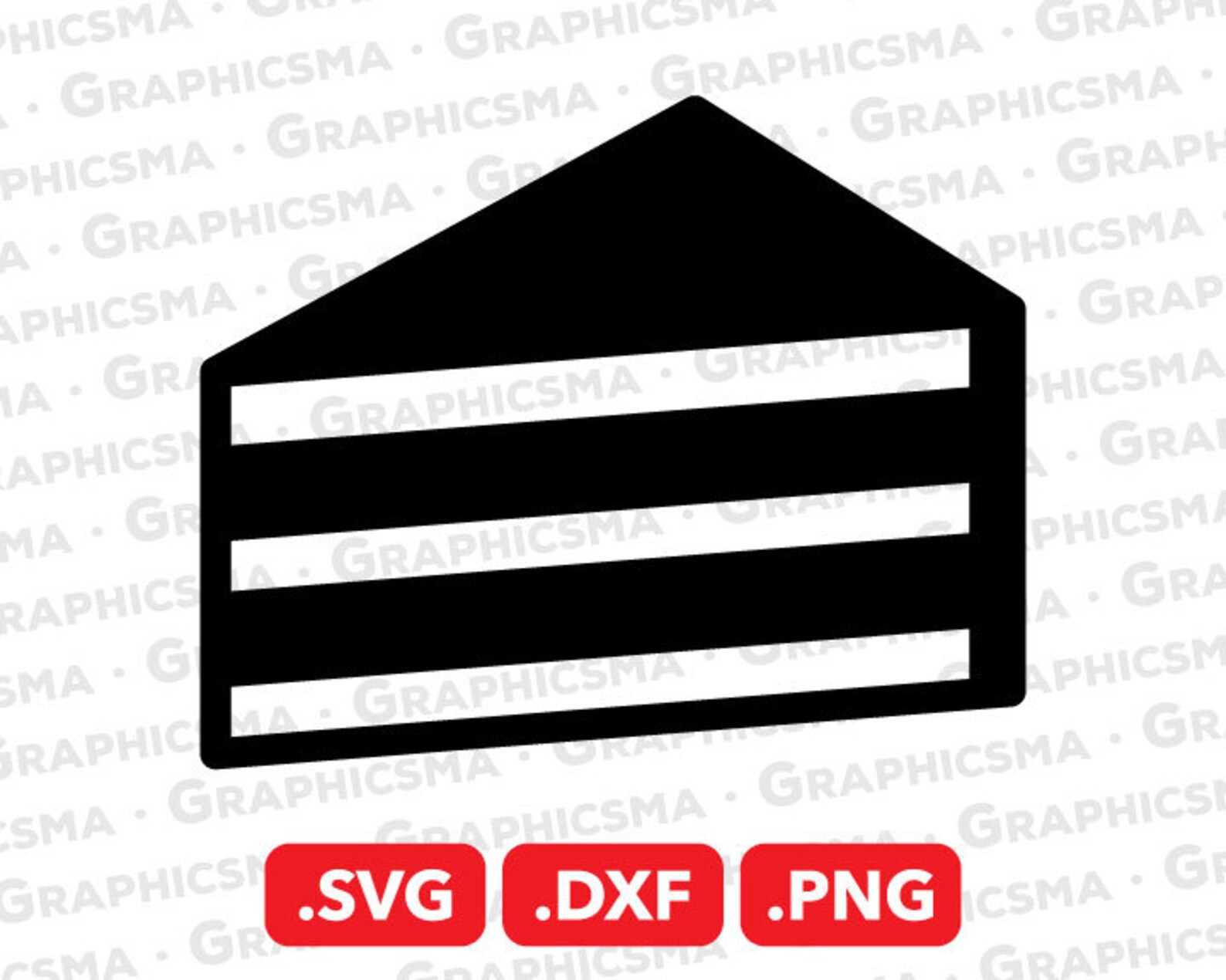 Birthday Cake SVG File Cake DXF Cake Png Piece of Cake Svg - Etsy