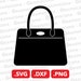 Handbag SVG File, Handbag DXF, Handbag Png, Hand Bag Svg, Woman Handbag ...