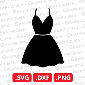 Woman Dress SVG File, Dress DXF, Dress Png, Gown Dress Svg, Women Dress ...