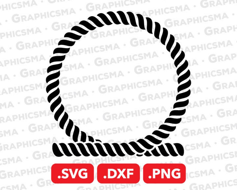 Rope Monogram SVG File Rope Monogram DXF Rope Monogram Png - Etsy