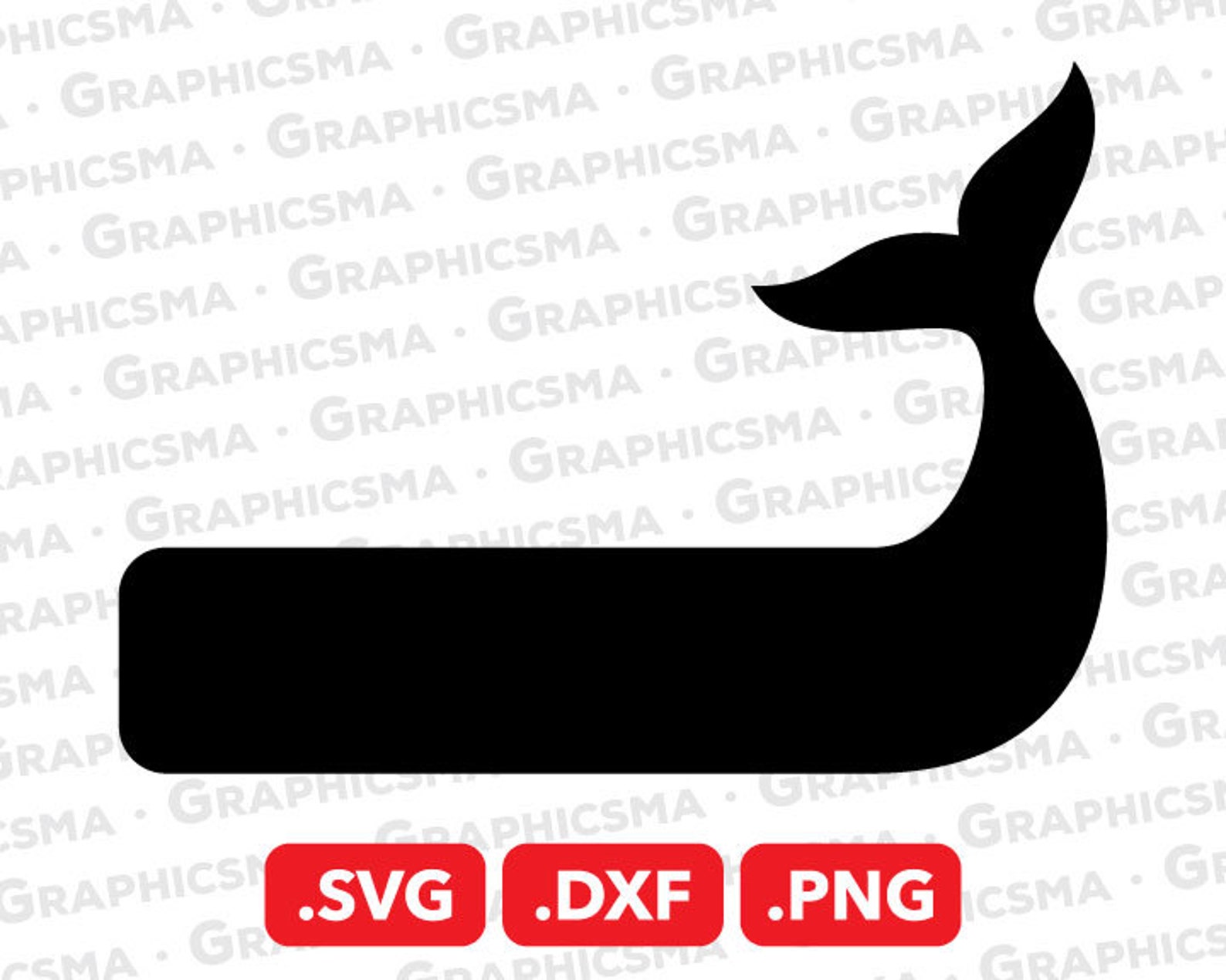 Whale Tail SVG File Whale Tail DXF Whale Tail Png Name - Etsy