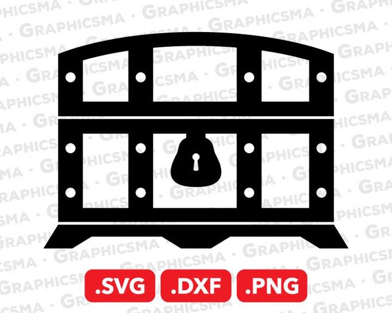 Treasure Chest SVG File Treasure Chest DXF Treasure Chest - Etsy