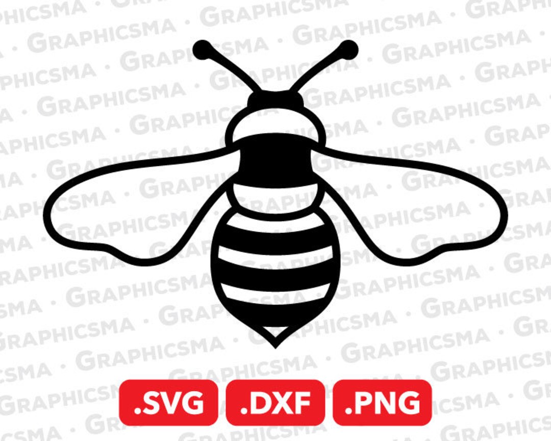 Bee SVG File, Bee DXF, Bee Png, Bee Svg, Honey Bee Svg, Bee Honey Hive ...