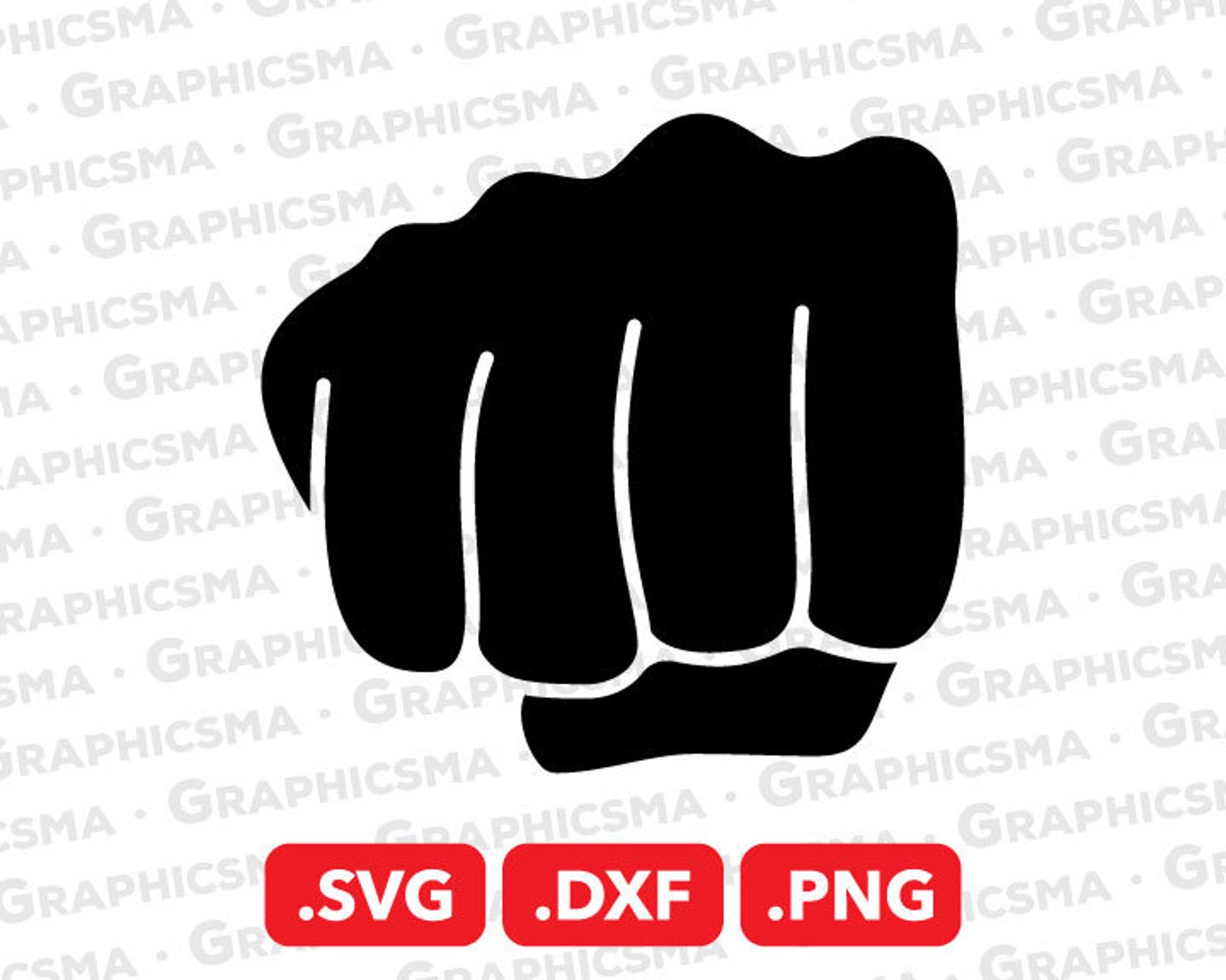 Fist SVG File Fist DXF Fist Png Fight Fist Svg Punching | Etsy