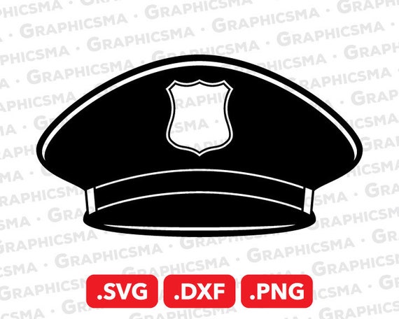 Police Hat SVG File Police Hat DXF Police Hat Png Police | Etsy