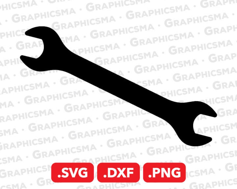 Wrench SVG File, Wrench DXF, Wrench Png, Workshop Svg, Tools Svg ...