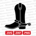 Cowboy Boots SVG File, Cowboy Boots DXF, Cowboy Boots Png, Cowboy Svg ...