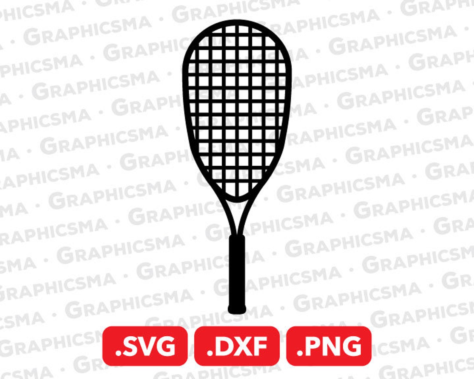 Squash Racket SVG File Squash Racquet DXF Squash Png Racket | Etsy