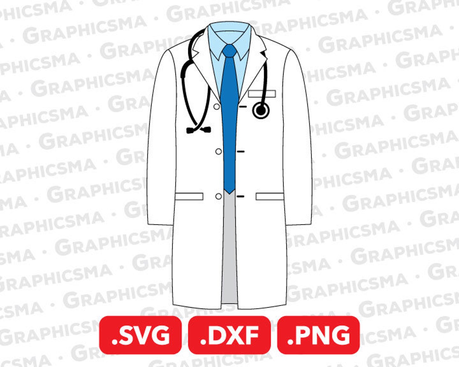Doctor Uniform SVG File Doctor Uniform DXF Png Scrub Nurse | Etsy