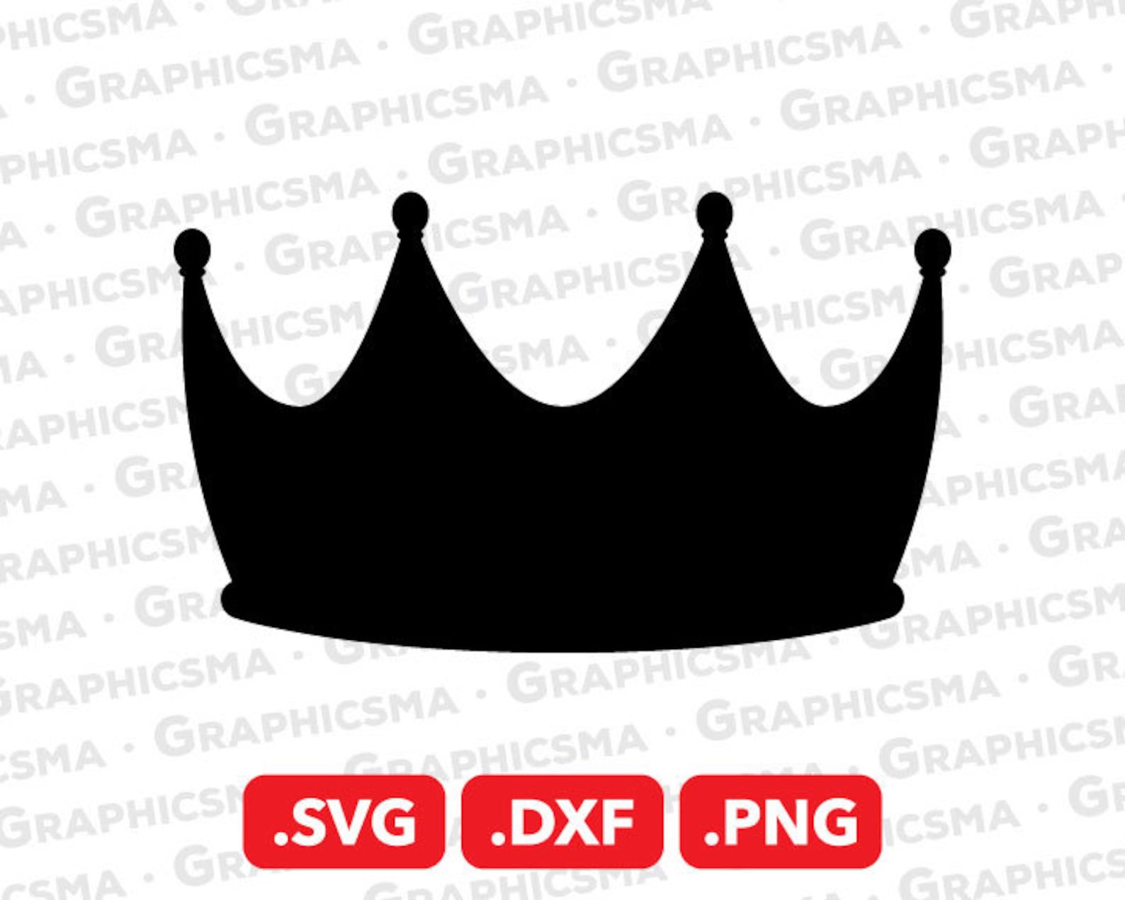 King Crown SVG File King Crown DXF Prince Crown Svg Png - Etsy