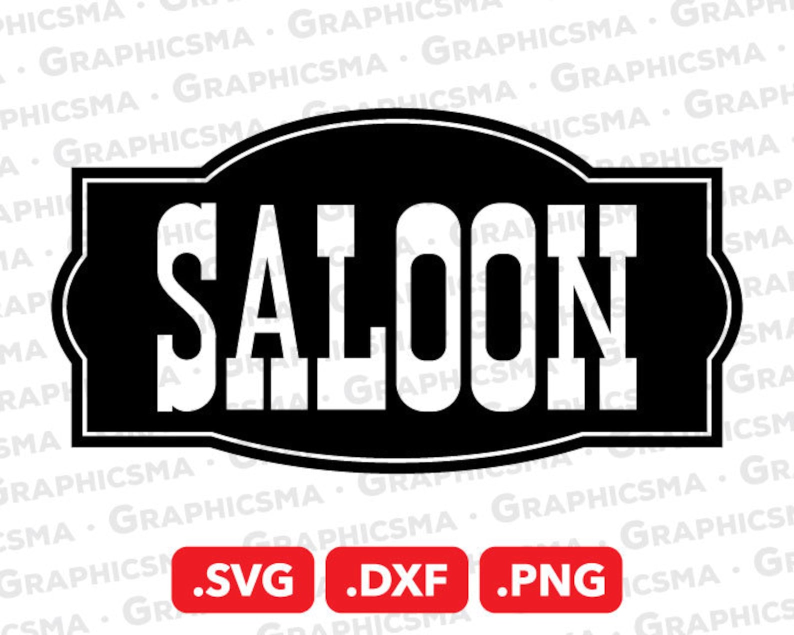 Cowboy Saloon SVG File Cowboy Saloon DXF Cowboy Saloon Signs | Etsy