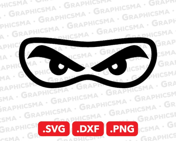 Ninja Eyes SVG File Ninja Eyes DXF Ninja Eyes Png Birthday - Etsy
