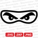 Ninja Eyes SVG File, Ninja Eyes DXF, Ninja Eyes Png, Birthday Ninja ...