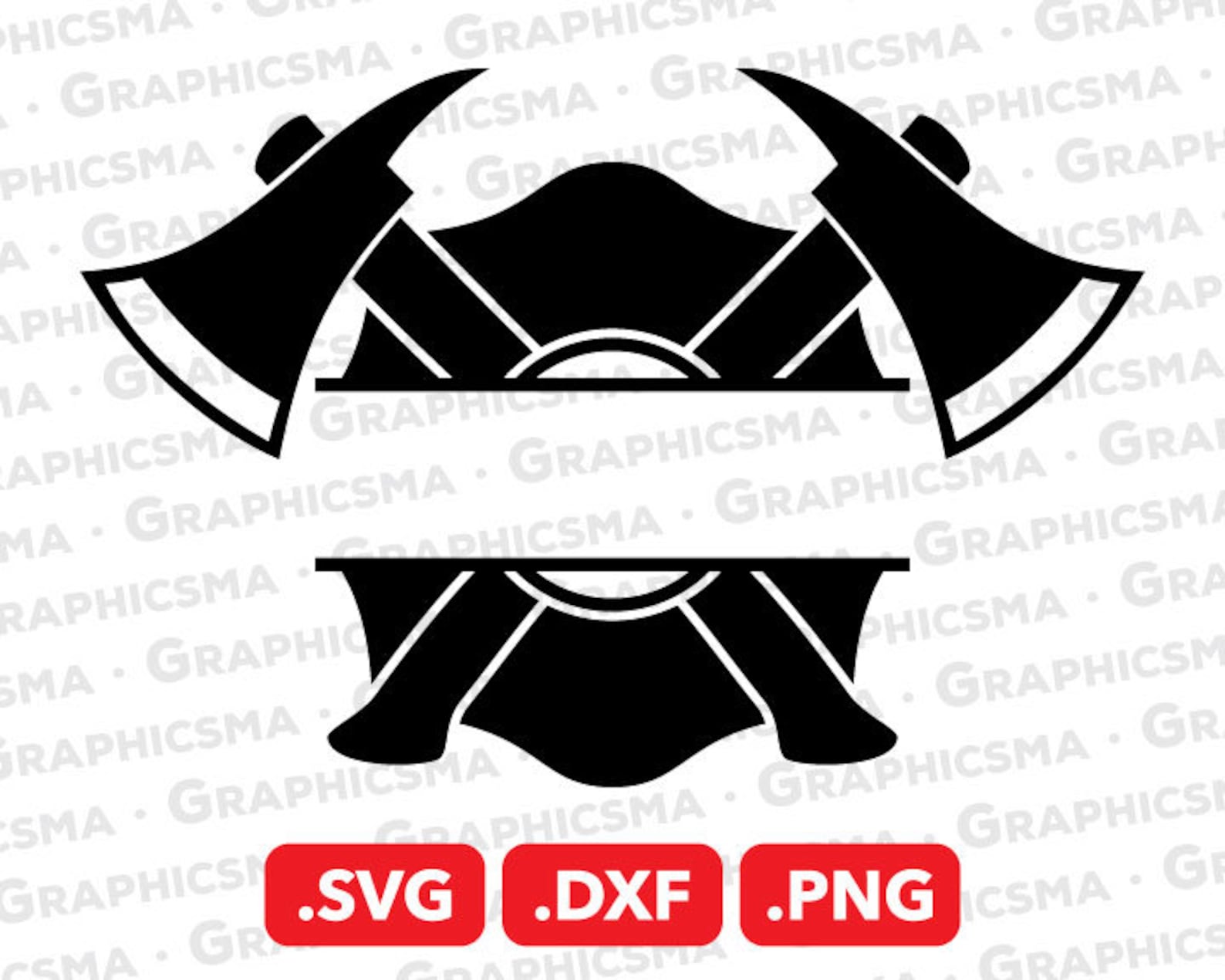 Fire Department Logo SVG File, Fire Brigade Symbol DXF, Monogram ...