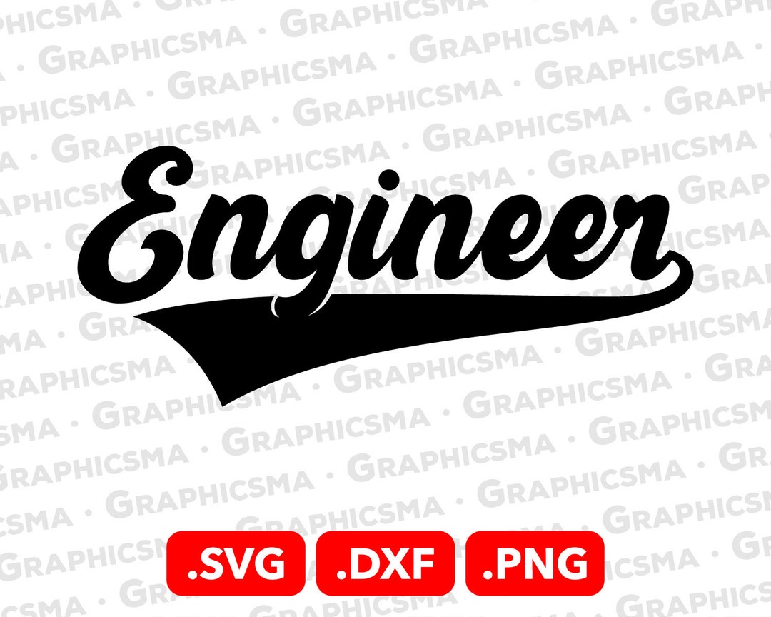 Baseball Style Name SVG File, Engineer SVG File, Cricut Baseball Ribbon ...