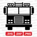 Fire Engine SVG File, Fire Engine DXF, Fire Fighter Truck Png, Fire ...