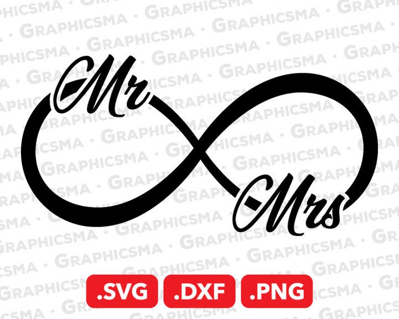 Mr and Mrs Infinity Sign SVG Mr and Mrs Svg File Infinity Mr - Etsy