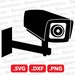 Cctv Camera SVG File, Cctv Camera DXF, Security Surveillance Camera Svg ...
