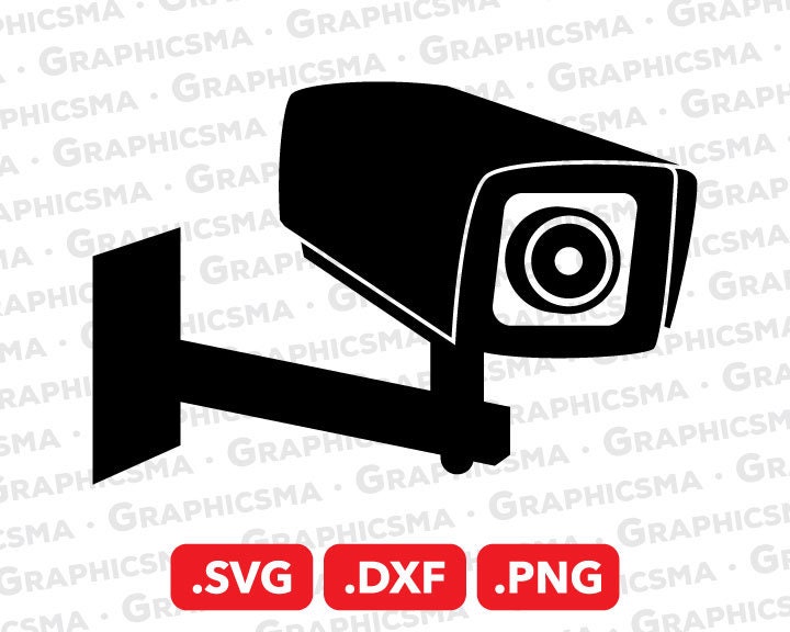 Cctv Camera SVG File Cctv Camera DXF Security Surveillance | Etsy