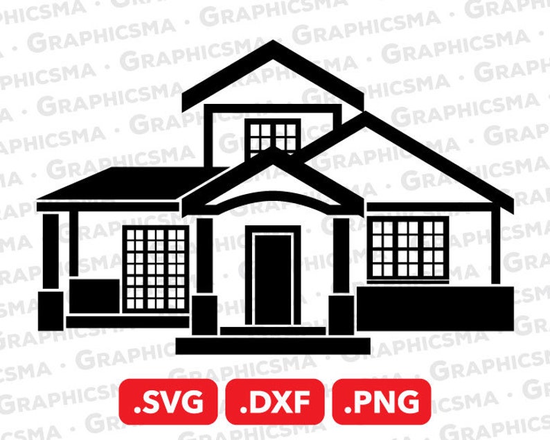 House SVG File, House DXF, House Png, Home Svg, House Map Svg, Small ...