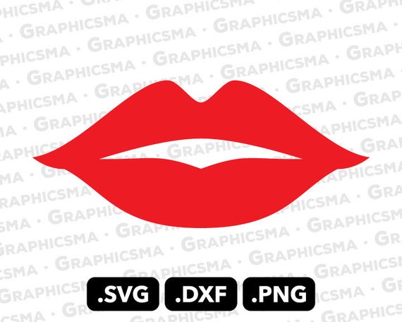 Labios de mujer SVG archivo girl labios DXF labios png | Etsy