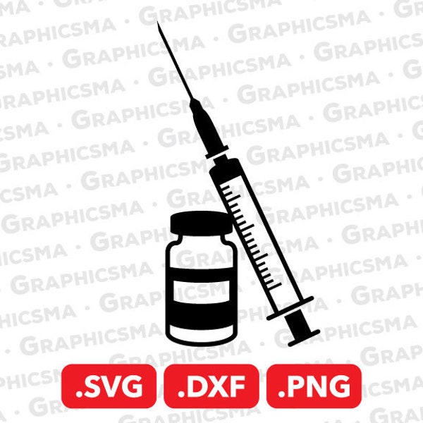 Vaccine Svg - Etsy