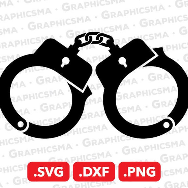 Handcuffs Svg - Etsy