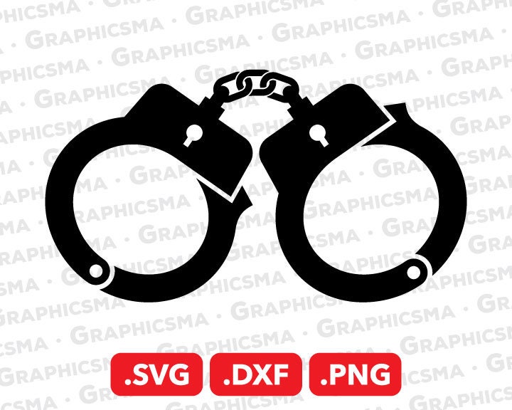 Handcuff SVG File Handcuffs DXF Handcuffs Png Hand Cuff - Etsy Australia