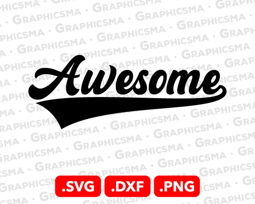 Baseball Style Name SVG File, Awesome SVG File, Cricut Baseball Styles ...