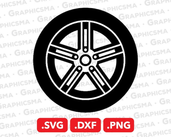 Wheel SVG File Wheel DXF Wheel Png Tyre Svg Car Wheel Tyre | Etsy