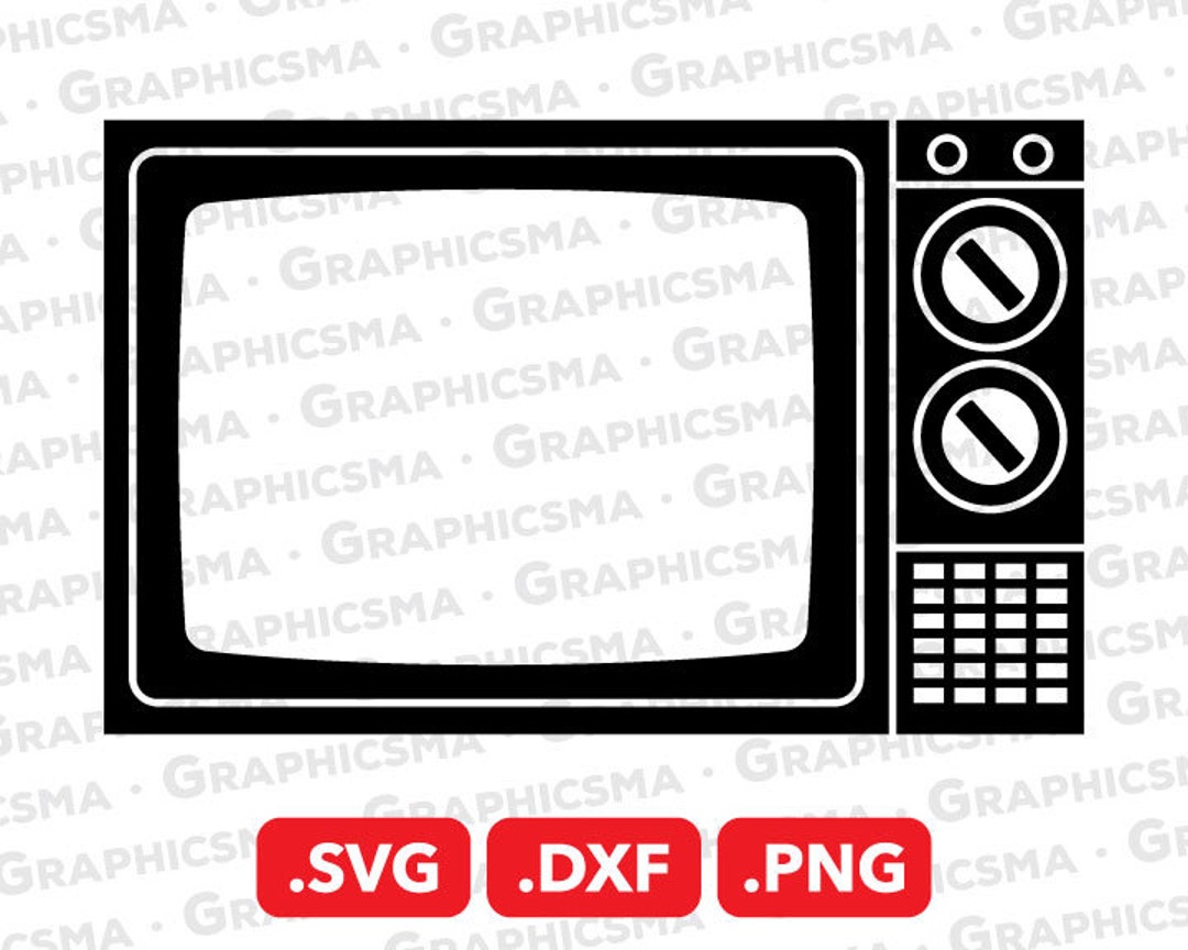 Television SVG File, Television DXF, Television Png, Old Television Svg ...