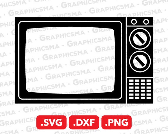Television SVG File Television DXF Television Png Old | Etsy